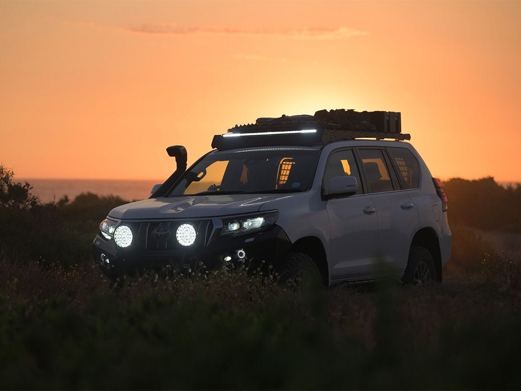 Toyota Prado 150 (2010-Current) Slimsport Roof Rack Kit/ Lightbar Ready